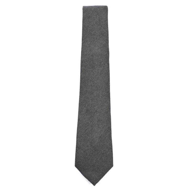 Microsuede Dark Grey Tie | Art of the Gentlemen